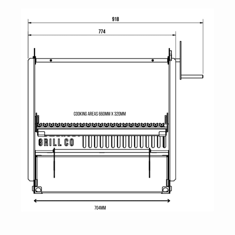 Argentinian Grill - Asado Cor-Ten Grill - Somerset Grill Co
