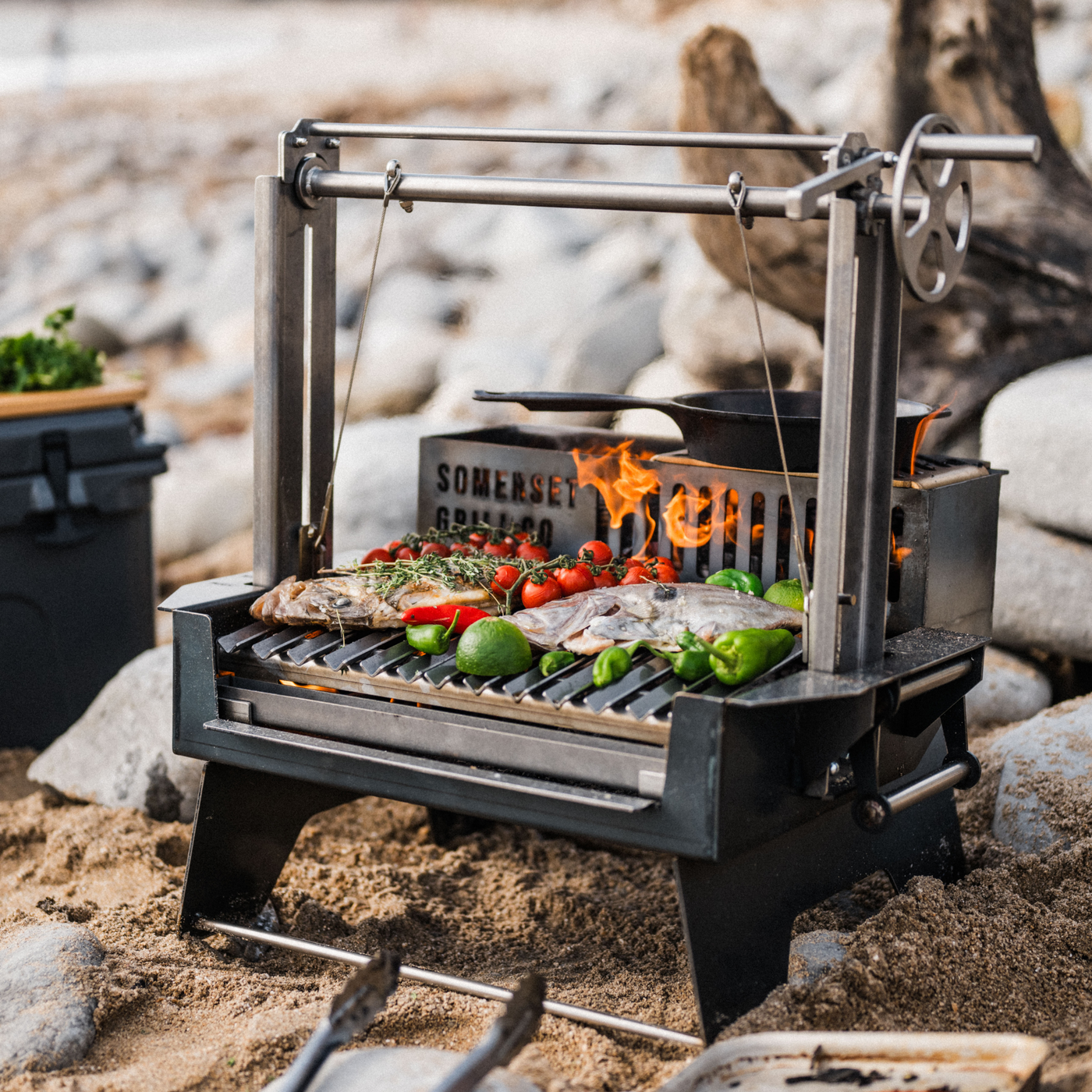 Wood Fired Portable BBQ Grill The Asado Go!